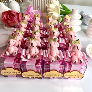 Teddy Bear Tasbih in Box, Muslim Baby Girl Shower, Islamic Baby ...