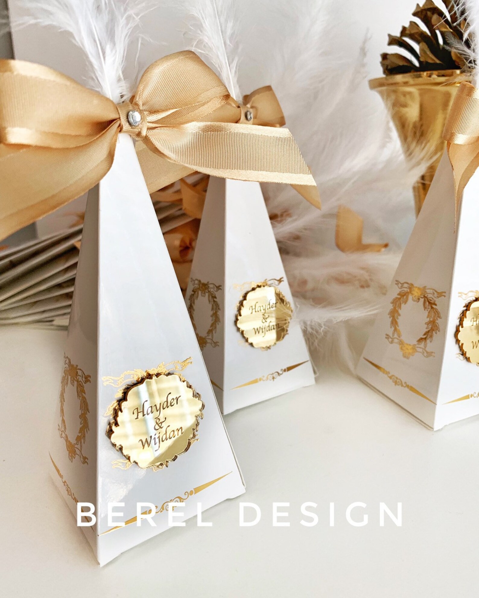 Custom Cone Box Personalized Candy Box Party Paper Box - Etsy