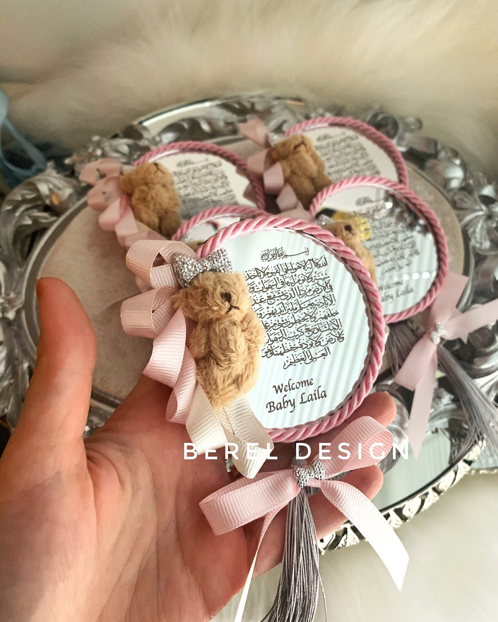Custom Teddy Bear Magnet, Baby Shower Favors, Personalized Gift, Teddy ...