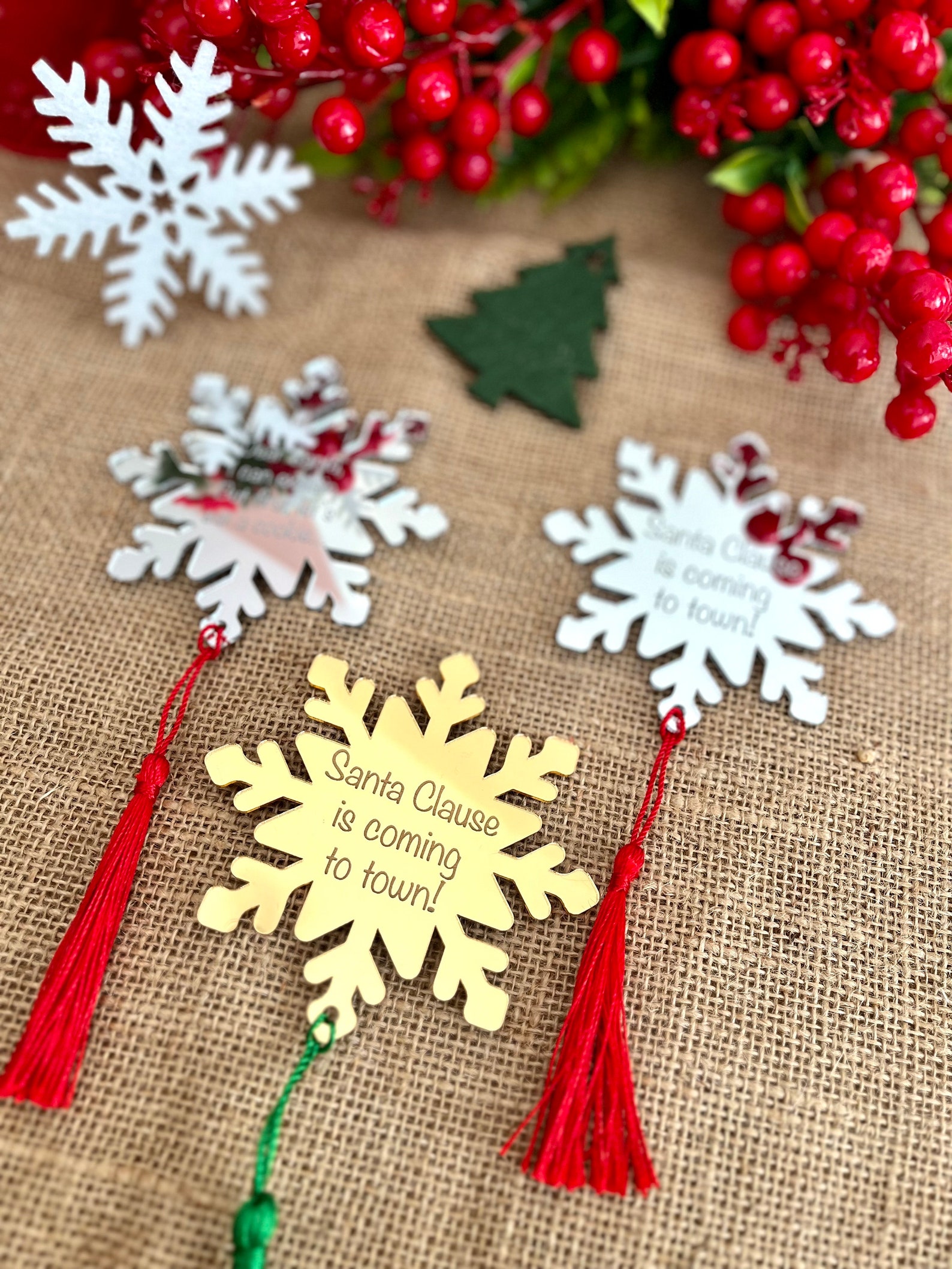 Snowflake Favors, Snowflake Magnet, Winterland Theme Favors, Snowflake ...