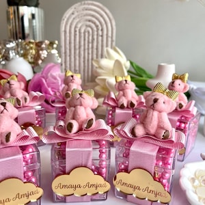 Teddy Bear Tasbih in Box, Muslim Baby Girl Shower, Islamic Baby ...