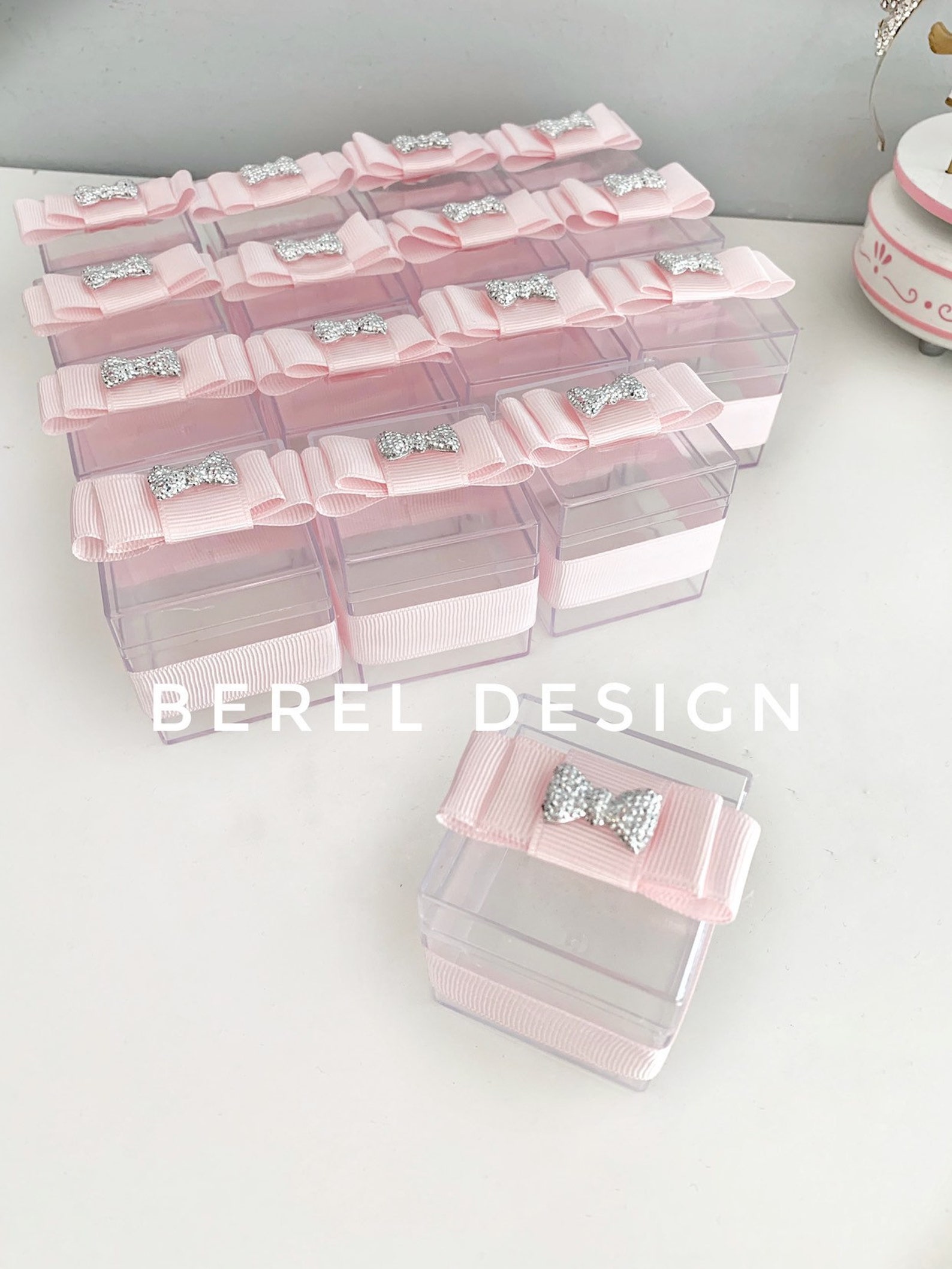 Clear Candy Boxes Party Favors Sugar Box Sweet Box Square | Etsy