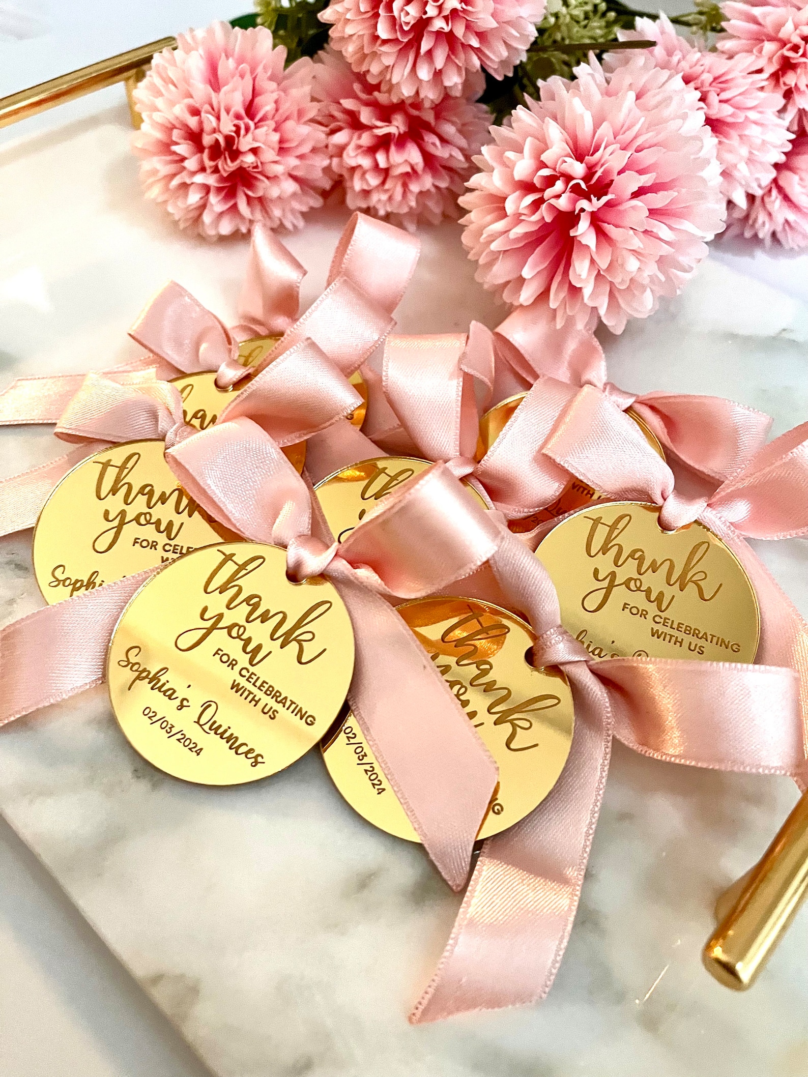 Sweet 16 Tag Charm, Sweet 16 Thank You Tag, Sweet 16 Favors, Thank You ...