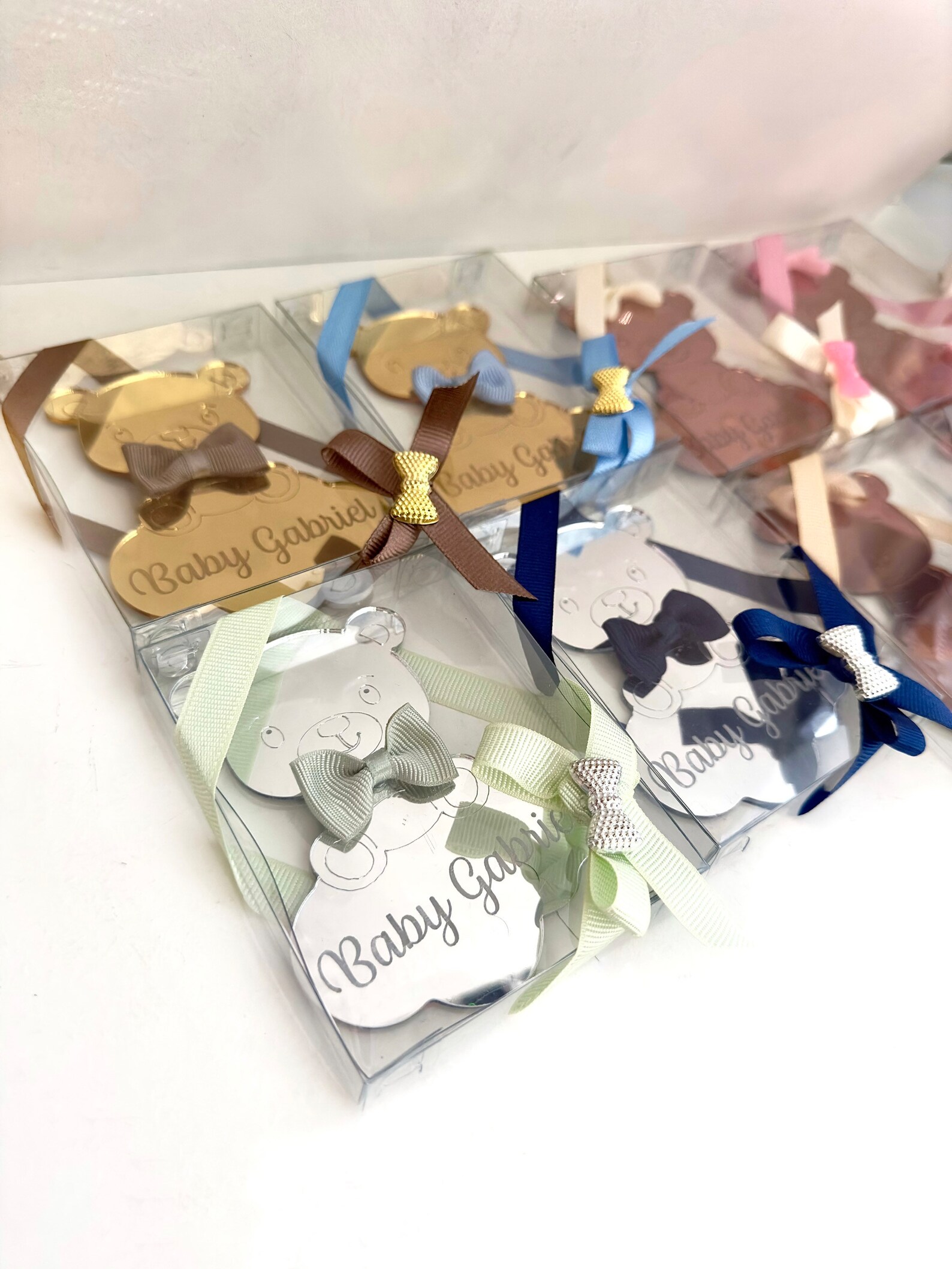 Teddy Bear With Cloud Magnets, Personalized Teddy Bear Gifts, Baby ...