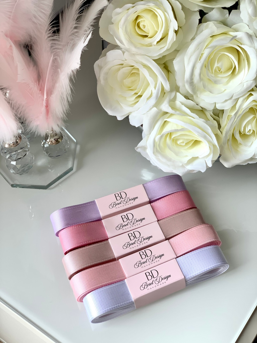 Pink Ribbon, 3/4 Inc, 20mm Solid Grosgrain Ribbon, Colorful Ribbon ...