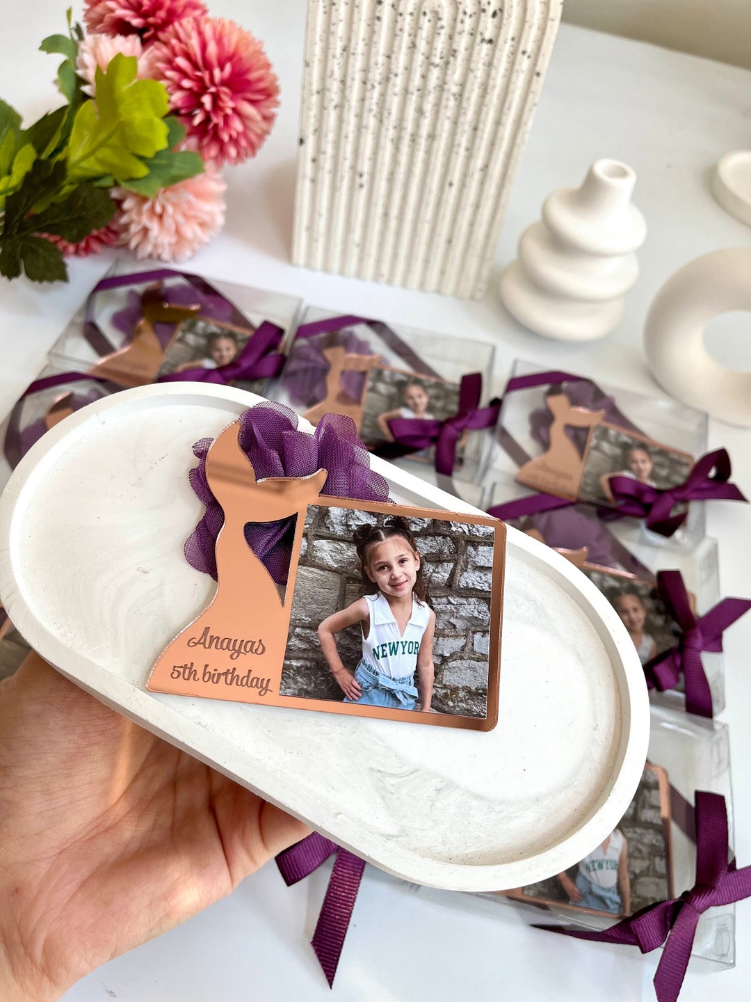 Mermaid Birthday Party Favor, Mermaid Photo Frame, Mermaid Birthday ...