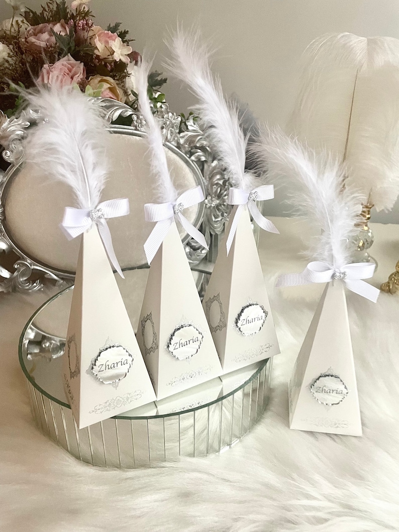 Custom Cone Box Personalized Candy Box Party Paper Box - Etsy