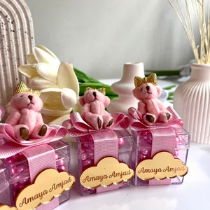 Teddy Bear Tasbih in Box, Muslim Baby Girl Shower, Islamic Baby ...