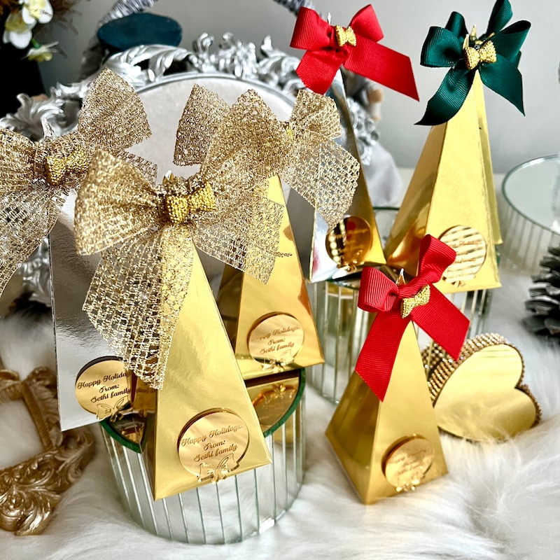 Christmas Favor Box - Etsy