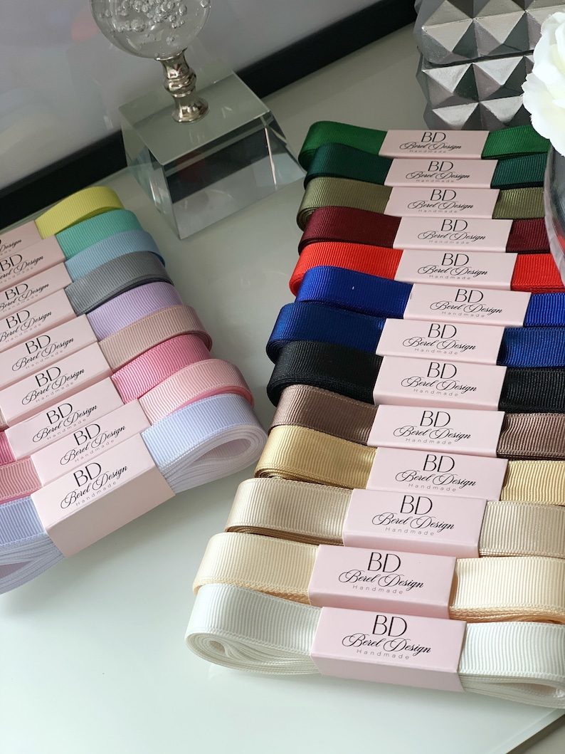 Ivory Ribbon 3/4 Inc 20mm Solid Grosgrain Ribbon Craft - Etsy