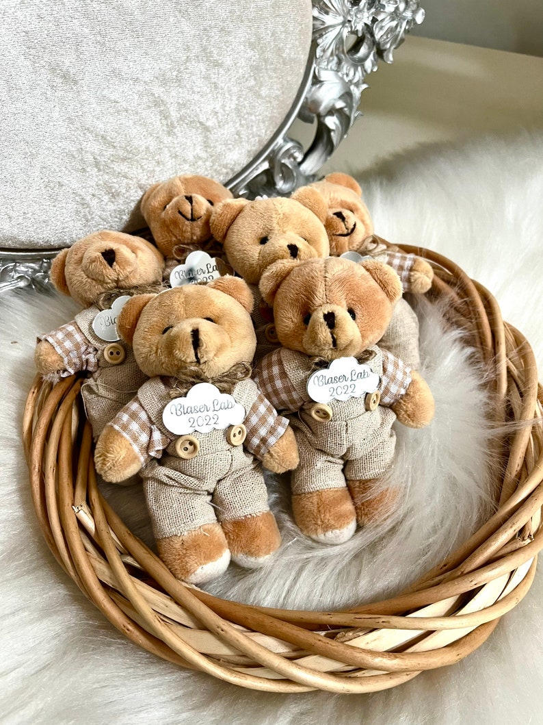 Custom Teddy Bear Baby Shower Thank You Beary Much Teddy - Etsy