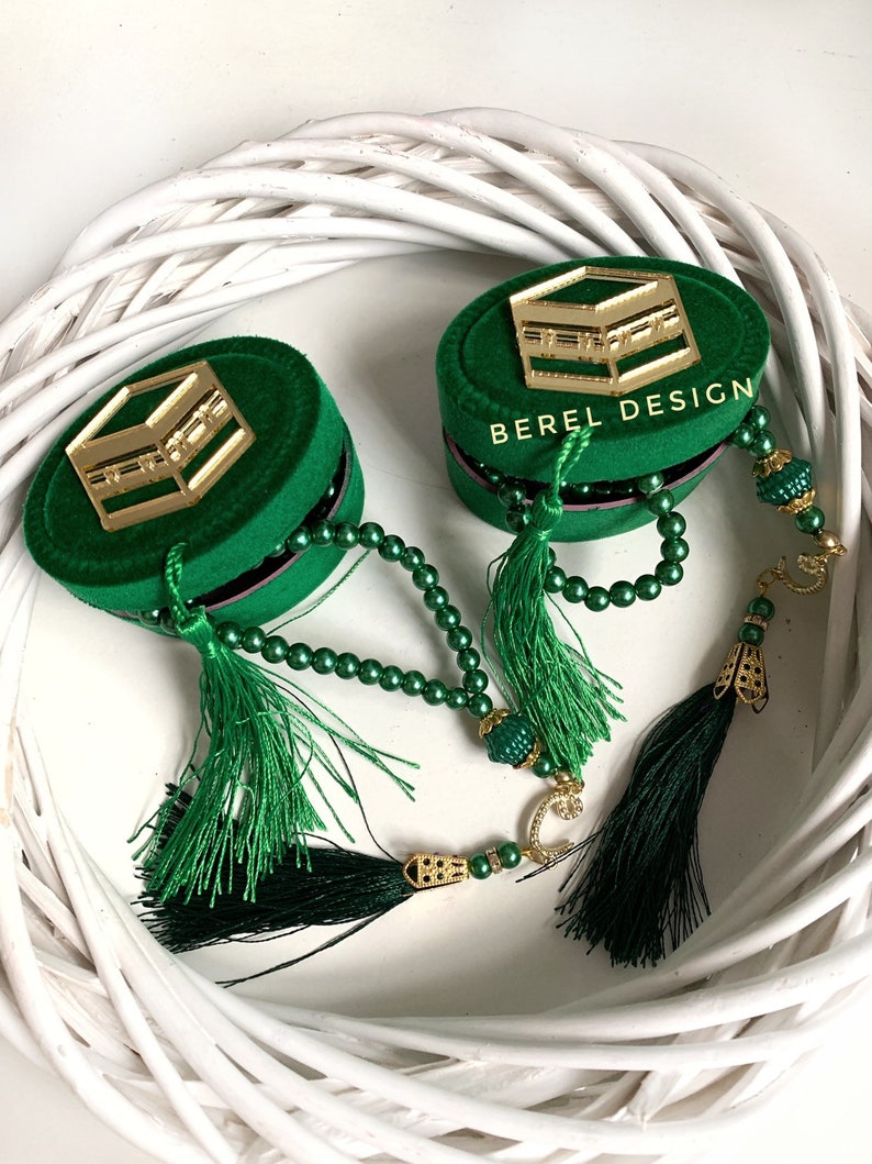 White Kaaba Tasbih Gift Set Hajj Favors Hadj Gifts Vav - Etsy