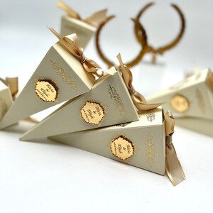 White Custom Cone Box Gift, Wedding Table Gift Boxes, Cupcake Box, 30th ...