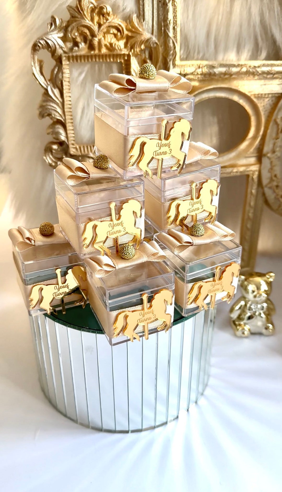 Carousel Party Box, Circus Party Favor, Carousel Horse Party, Treat ...