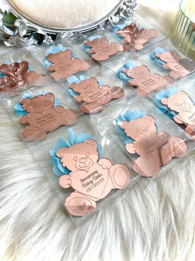 Personalized Teddy Bear Magnet, Thank You Beary Much Gifts, Baby Shower ...