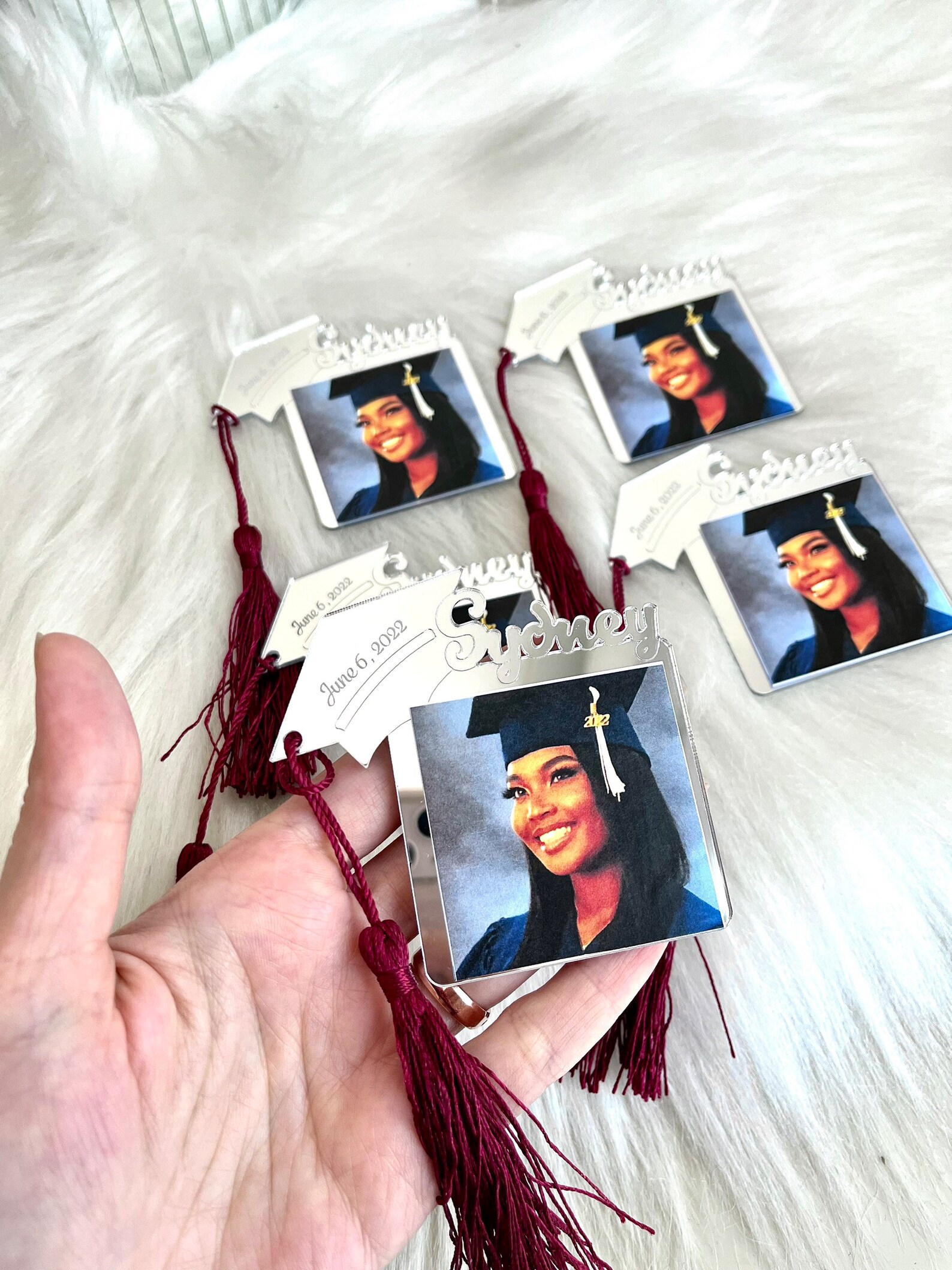 Custom Graduation Photo Magnet Graduation Cap Class of 2022 - Etsy