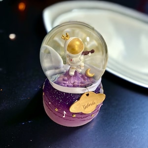 Custom Space Large Snow Globe, Space Gifts, Space Globe Ornament ...
