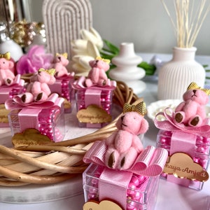 Teddy Bear Tasbih in Box, Muslim Baby Girl Shower, Islamic Baby ...