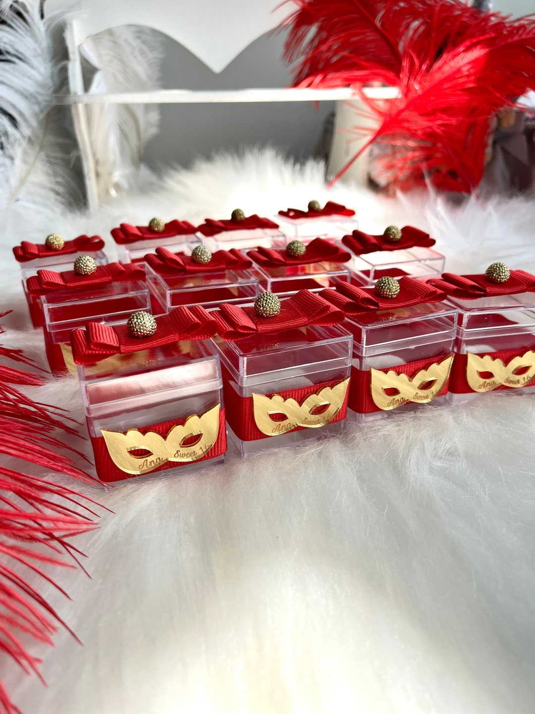 Sweet 16 Mask Candy Box, Masquarade Ball, Masquarade Mask, Quinceañera ...