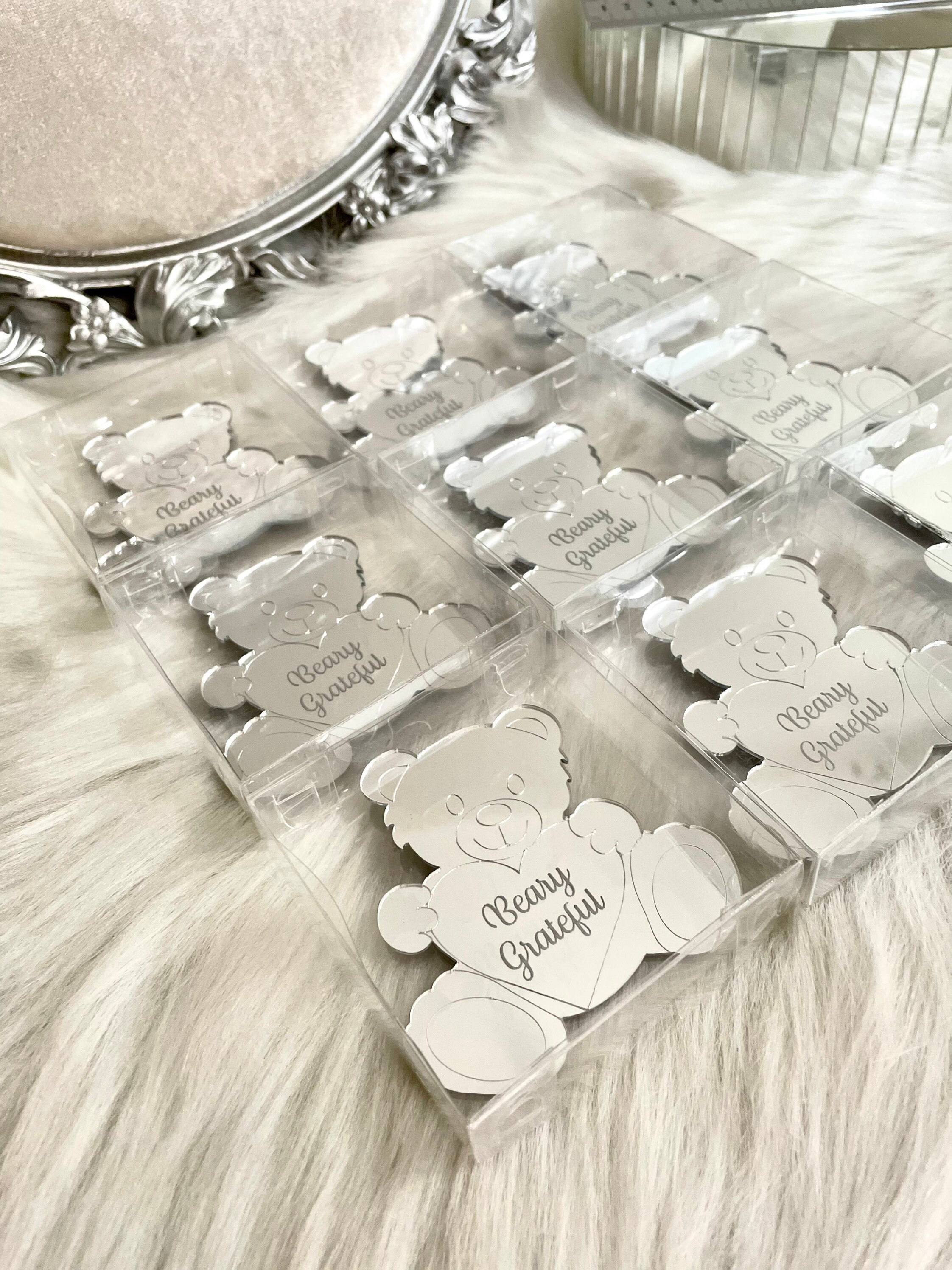 Personalized Teddy Bear Magnet, Thank You Beary Much Gifts, Baby Shower ...