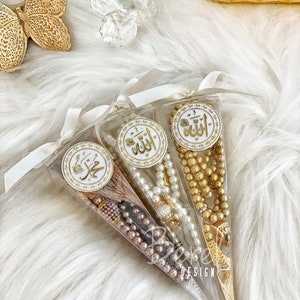 Allah Muhammed Tasbihs in Clear Cone Boxes, Ramadan, Quran Graduation ...