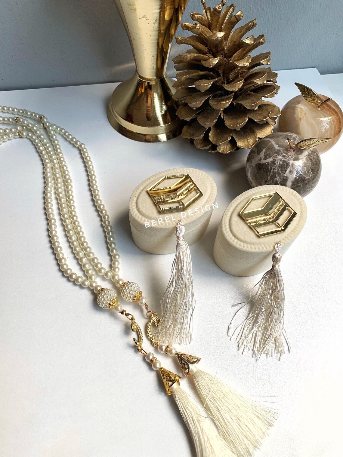 White Kaaba Tasbih Gift Set Hajj Favors Hadj Gifts Vav | Etsy