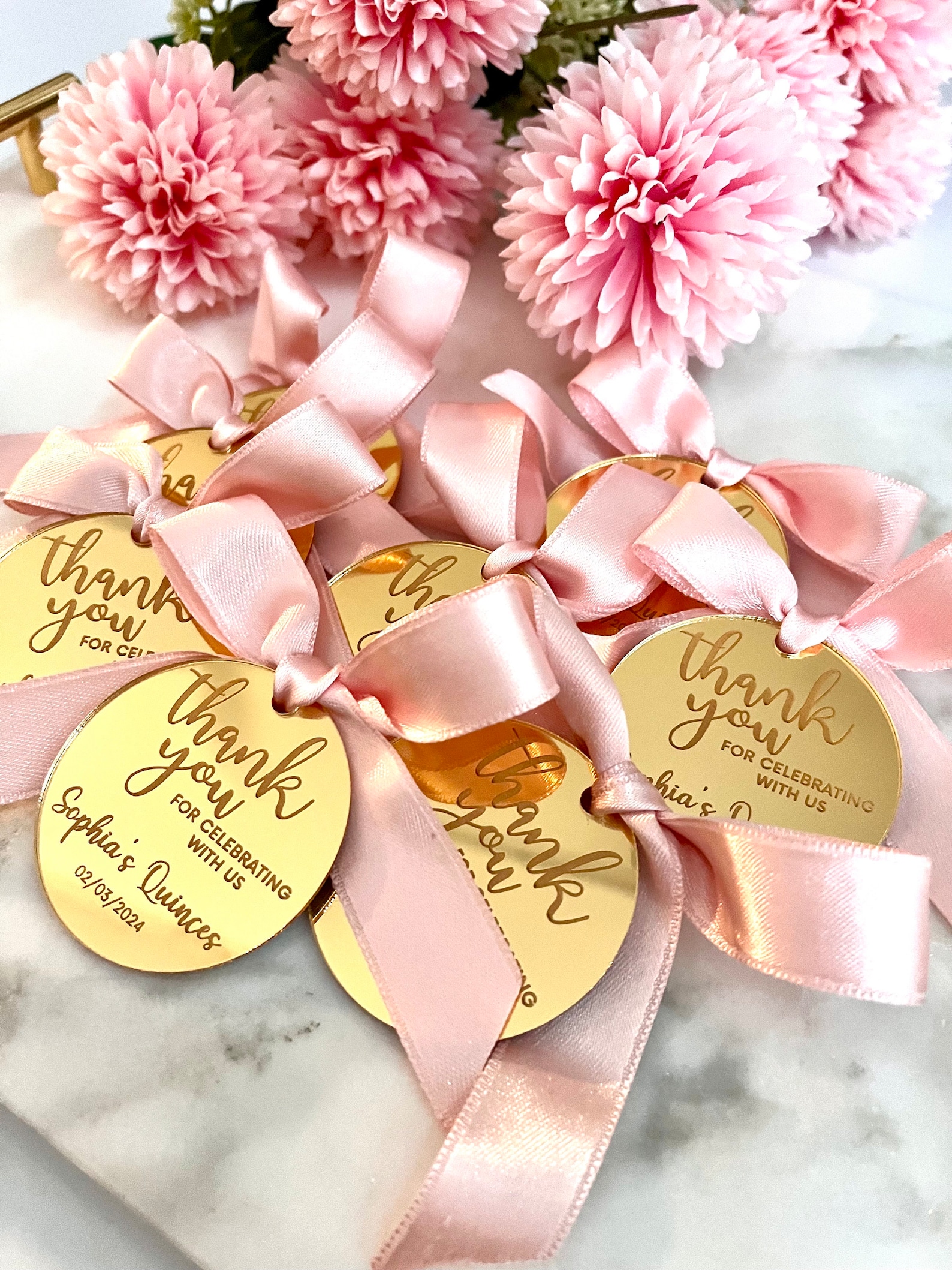 Sweet 16 Tag Charm, Sweet 16 Thank You Tag, Sweet 16 Favors, Thank You ...