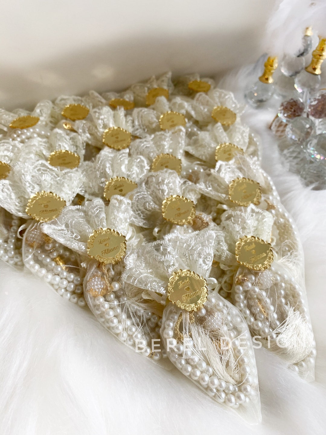 Custom Tasbih in Lace Bag, Eid Mubarak Gift, Custom Prayerbeads ...