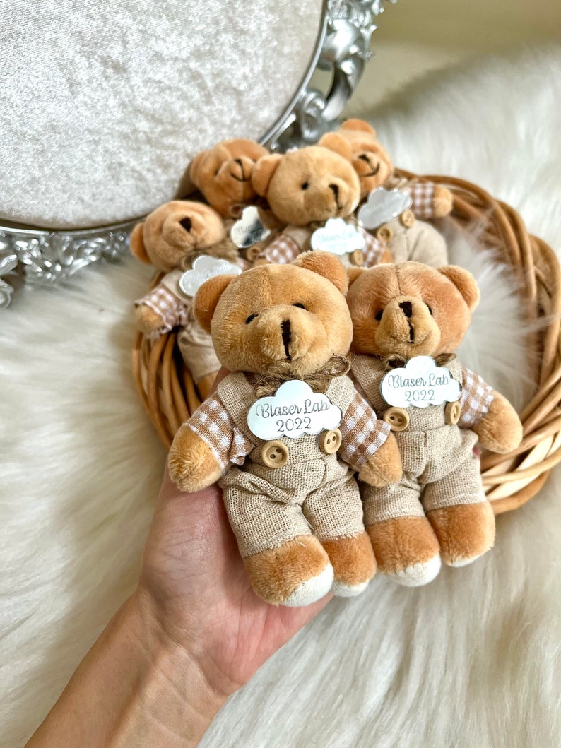 Custom Teddy Bear Baby Shower Thank You Beary Much Teddy - Etsy