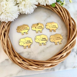 Custom Sheep Tags, Sheep Personalized Gifts, Lamb Birthday, Sheep Baby ...