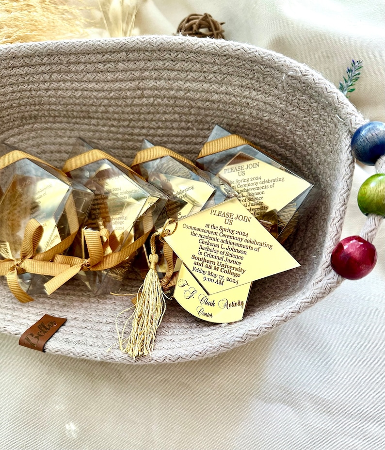 Custom Graduation Invitation Magnet, Graduation Cap, Class of 2024 ...