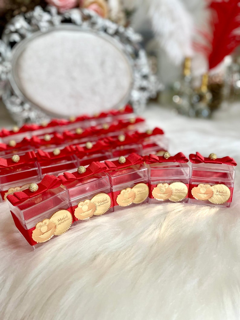 Initial Letter Box Custom Candy Boxes Square Clear Box - Etsy UK