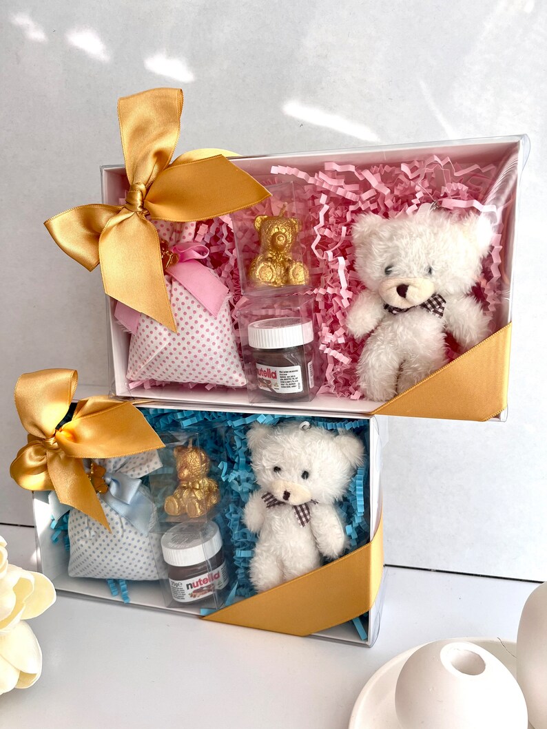 Teddy Bear Gift Set Teddy Bear Baby Girl Shower Set Teddy - Etsy