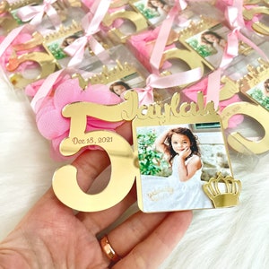 Custom Birthday Photo Frame Second Birthday Favors Age 2 | Etsy