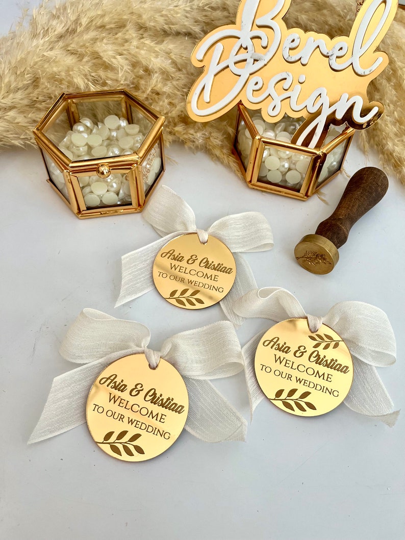 Save the Date Tag, Luxury Wedding Mirror Tag, Valentines Day Tag ...