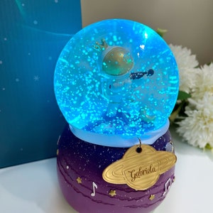 Custom Space Large Snow Globe, Space Gifts, Space Globe Ornament ...