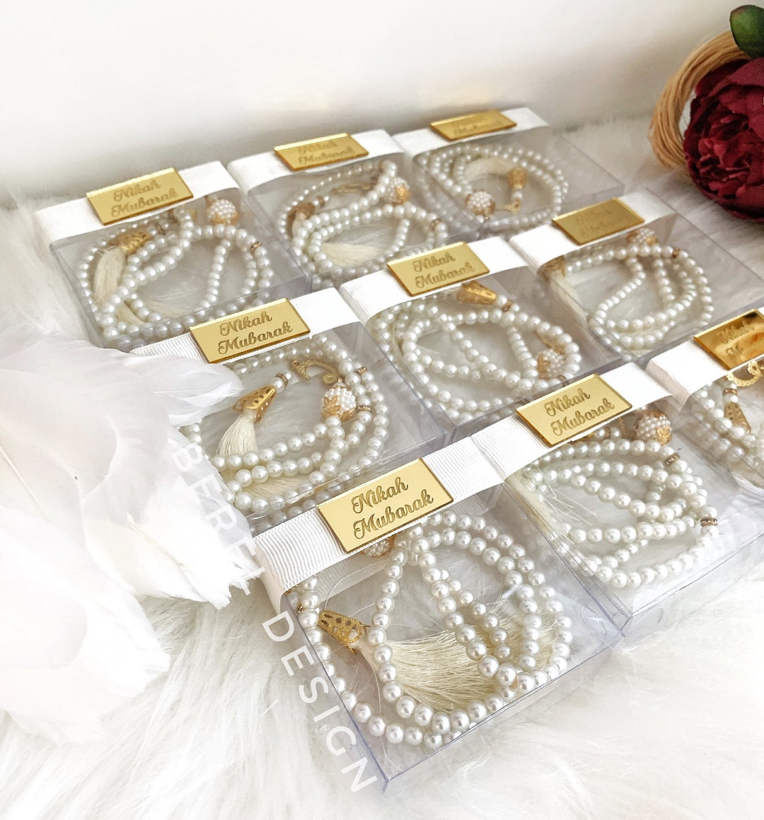 Custom Prayerbead, Custom Tasbih, Ramadan Tasbih Gift Set, Engagement ...