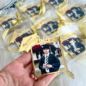 Custom Graduation Photo Magnet, Graduation Cap, Graduation Party Favors ...