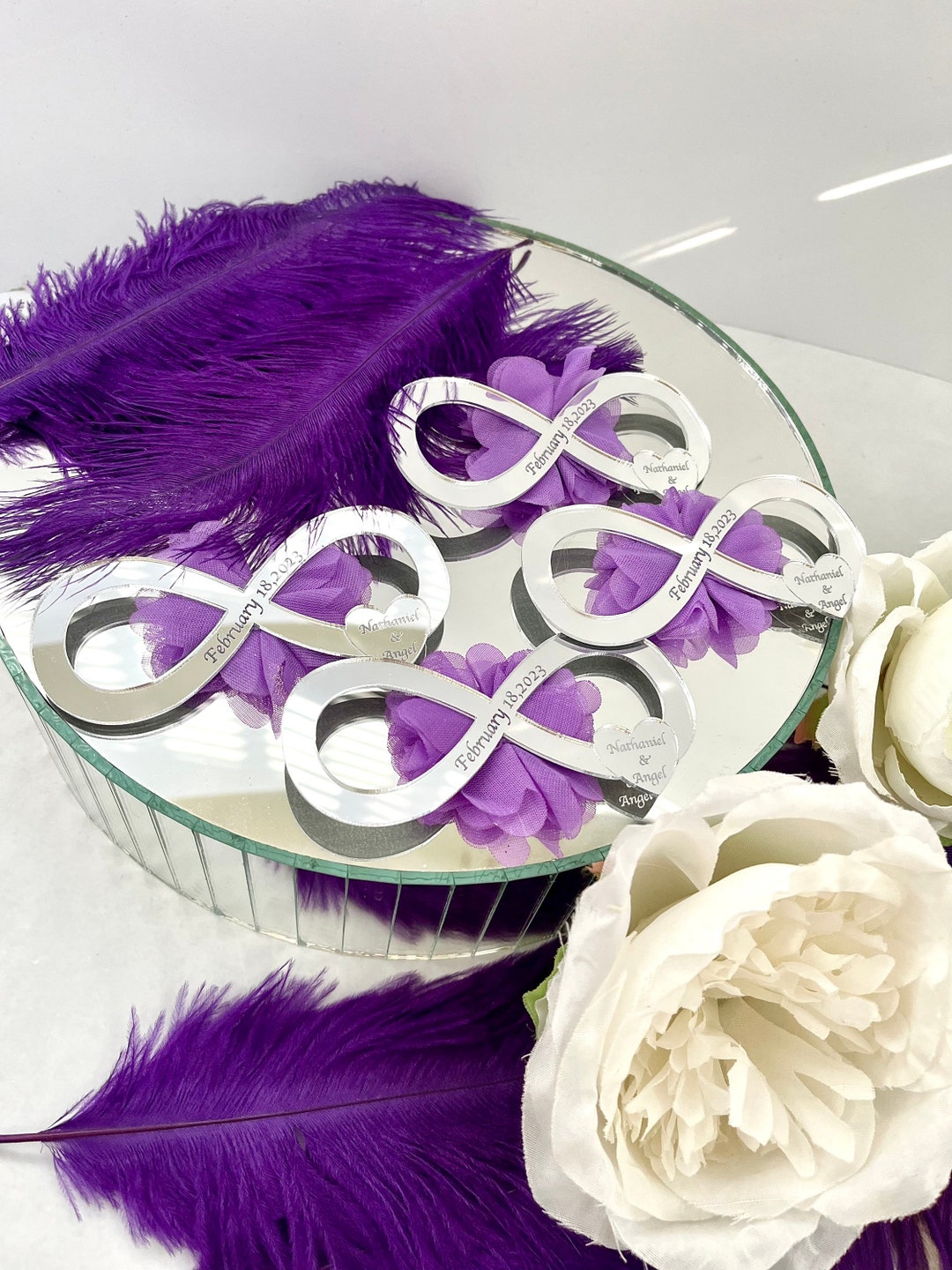 Custom Infinity Magnet, Wedding Favors, Bridesmaid Gift, Wedding Gifts ...