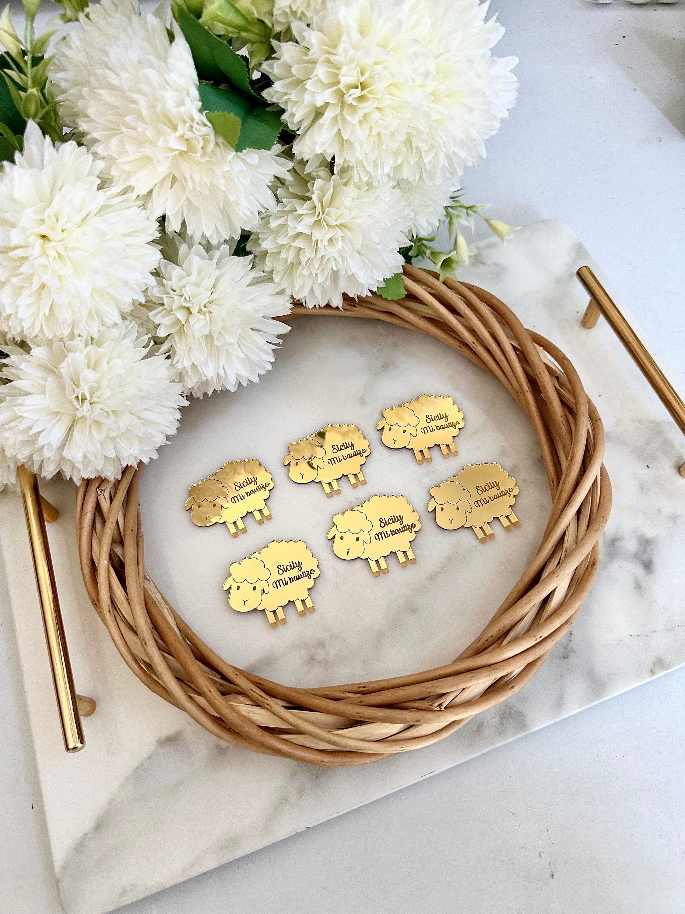 Custom Sheep Tags, Sheep Personalized Gifts, Lamb Birthday, Sheep Baby ...