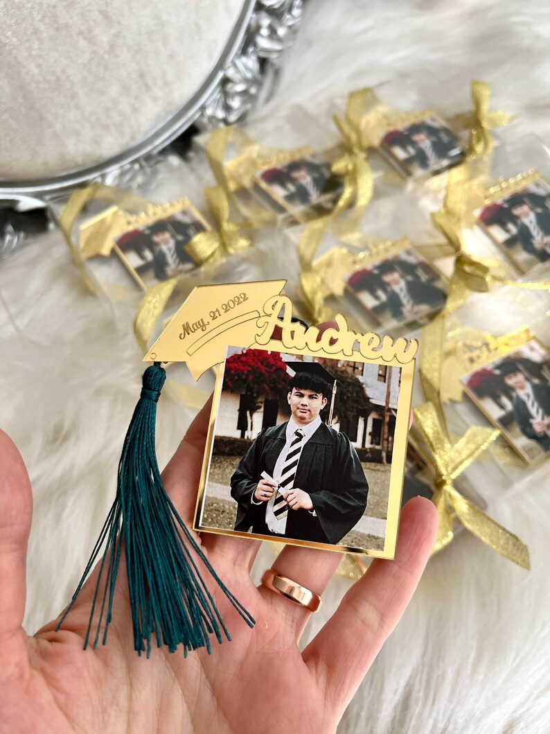 Custom Graduation Photo Magnet Graduation Cap Graduation - Etsy