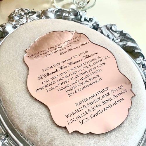 Wedding Acrylic Invitations Wedding Mirror Invitation Sweet - Etsy