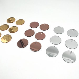 Gold Plain Acrylic Mirror Tag, Wedding Name Tag, Acrylic Labels, Save ...