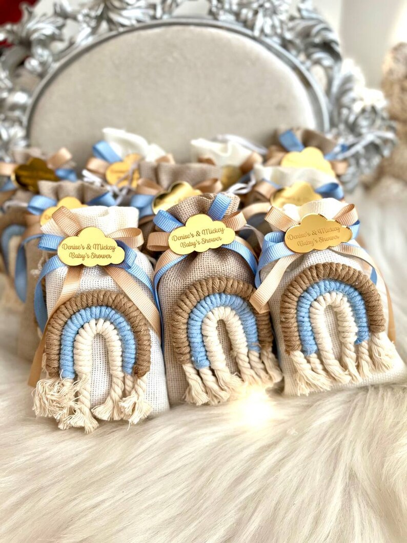 Boho Rainbow Baby Boy Shower Favors Boho Rainbow Birthday - Etsy