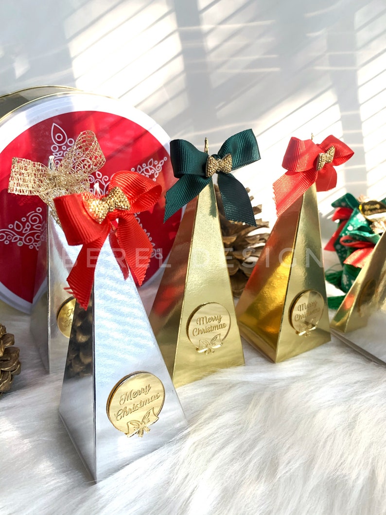 Merry Christmas Candy Box, Christmas Favors, Christmas Chocolate Box ...