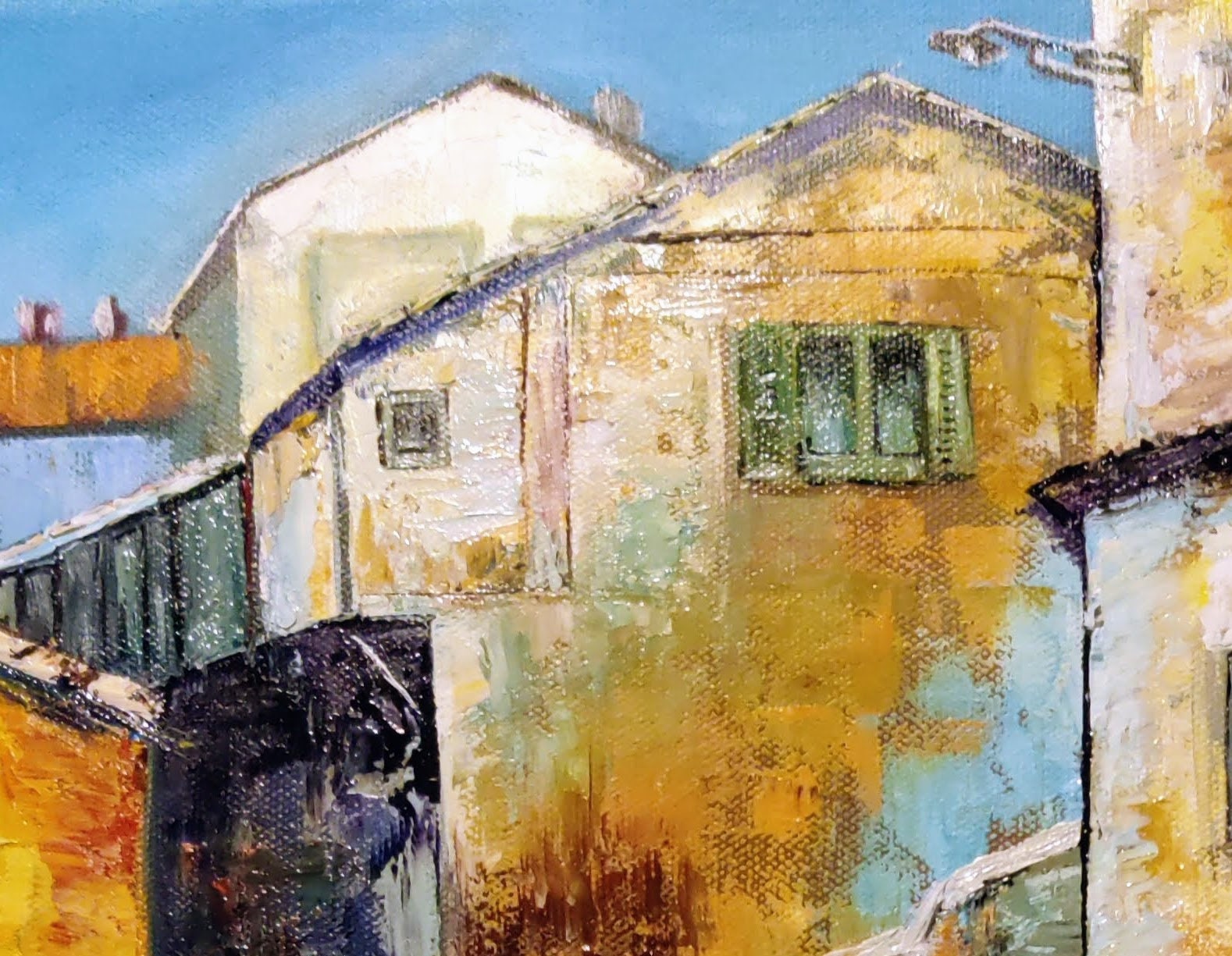 Italian Courtyard. Original Oil Painting on Canvas 14 - Etsy