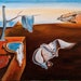 Salvador Dali Oil Painting Based on the Persistence of Memory Melting ...