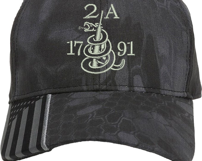 Gun 2A 1791 2nd Amendment Embroidered Baseball One Size Fits All ...