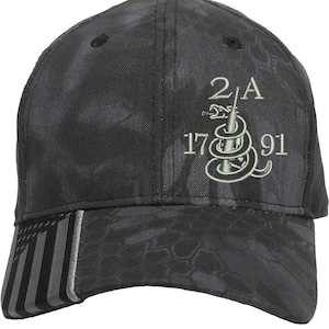 Side Gun 2A 1791 2nd Amendment Embroidered Baseball One Size Fits All ...