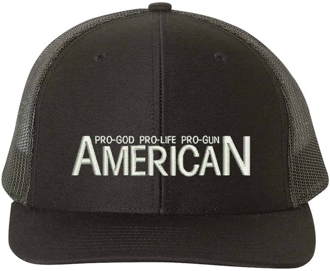 Pro-god Pro-life Pro-gun American 2nd Amendment 1791 Embroidered ...